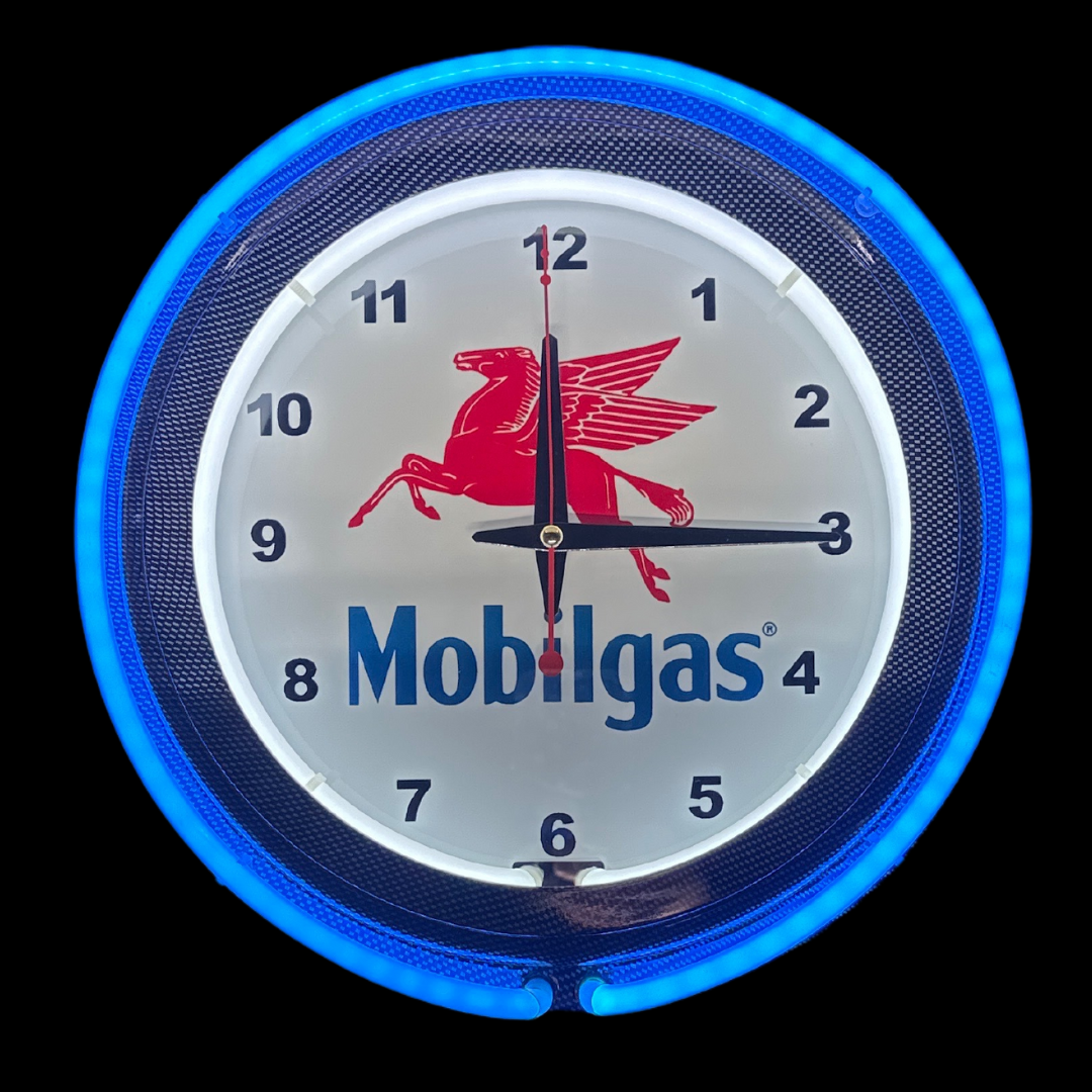 Mobil Gas – Man Cave Clocks